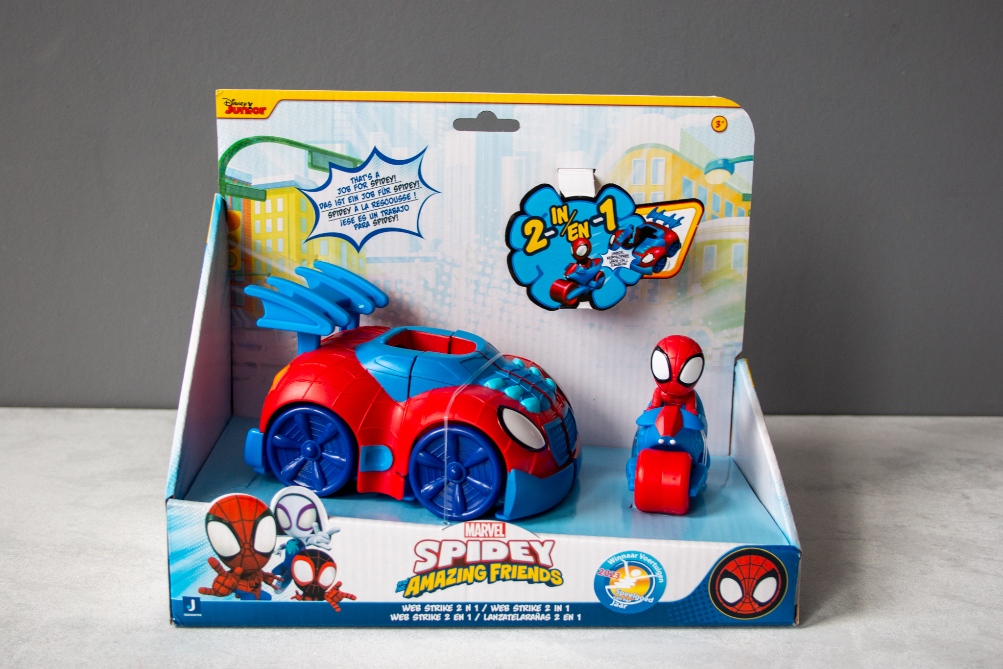 Spidey Web strike 2 n 1 Vehicle - Kidshoekje