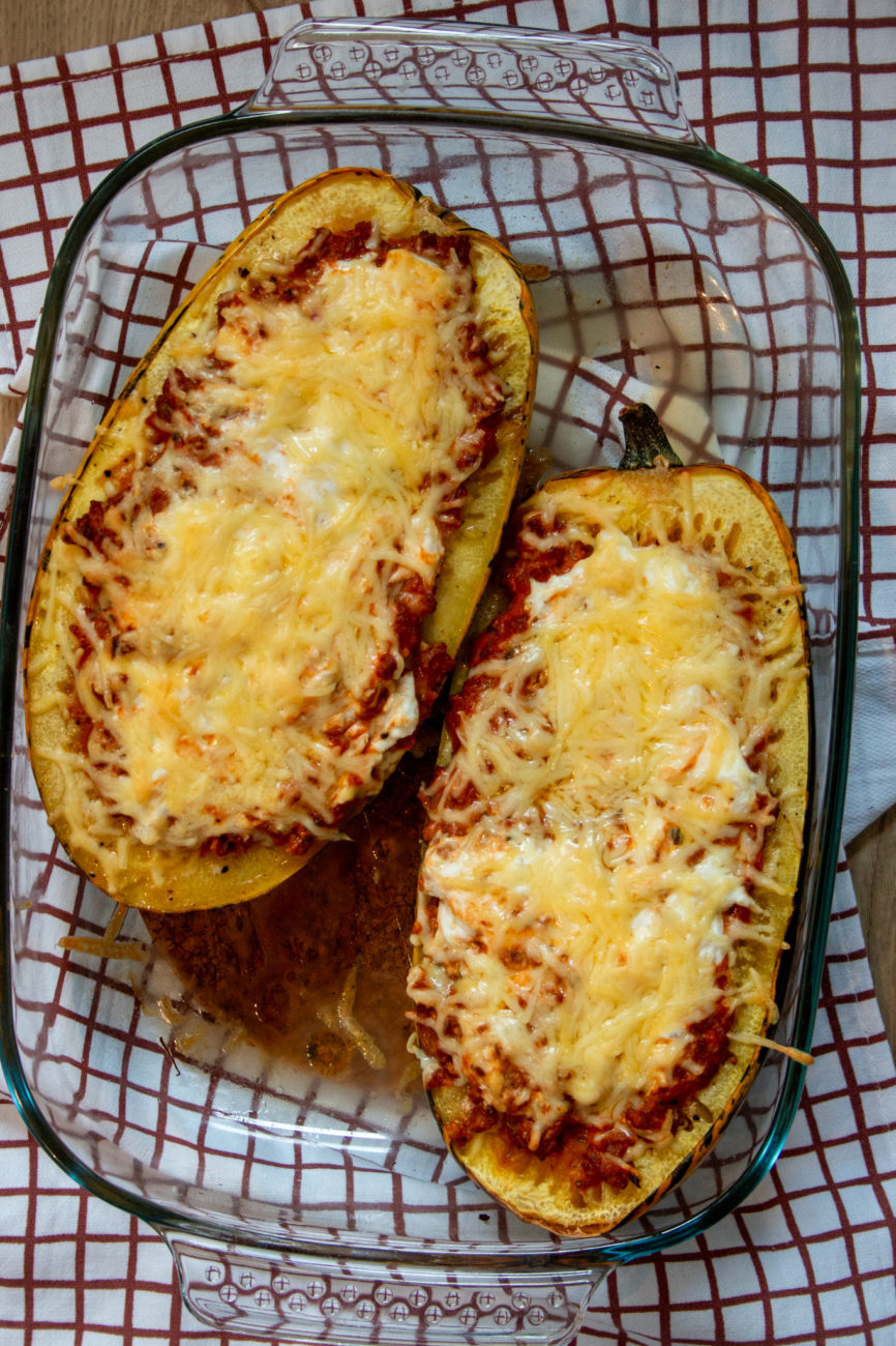 Spaghetti Pompoen met Gehaktsaus - Kidshoekje
