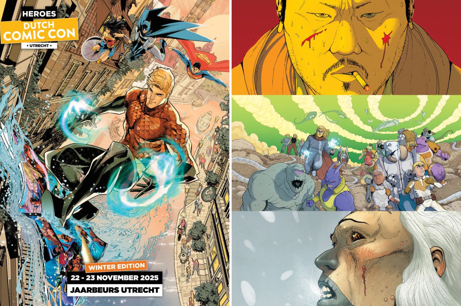 Heroes Dutch Comic Con Wintereditie 2025 in Utrecht: Eerste line-up ...