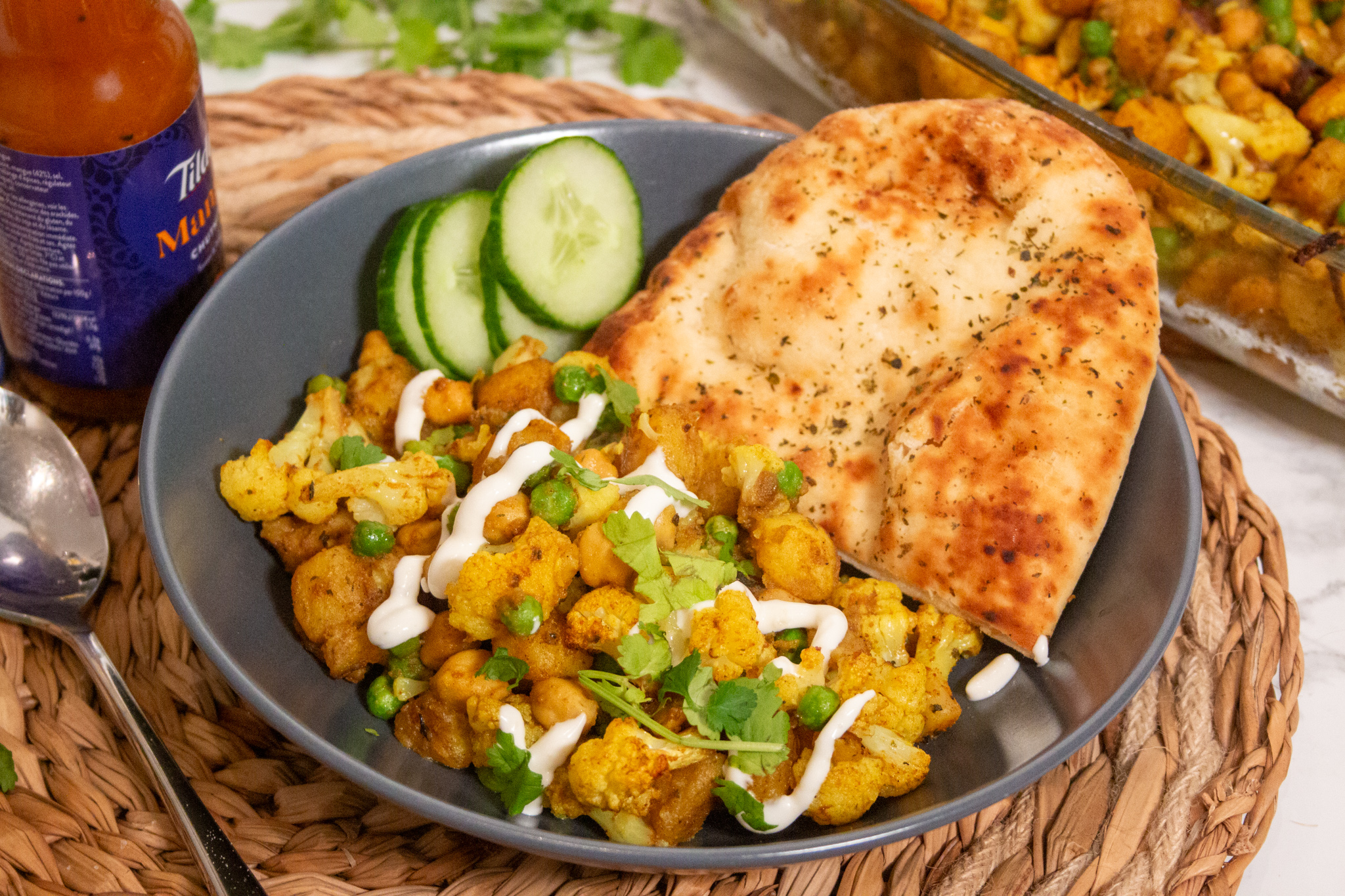 Samosa Bloemkool Bowl - Kidshoekje