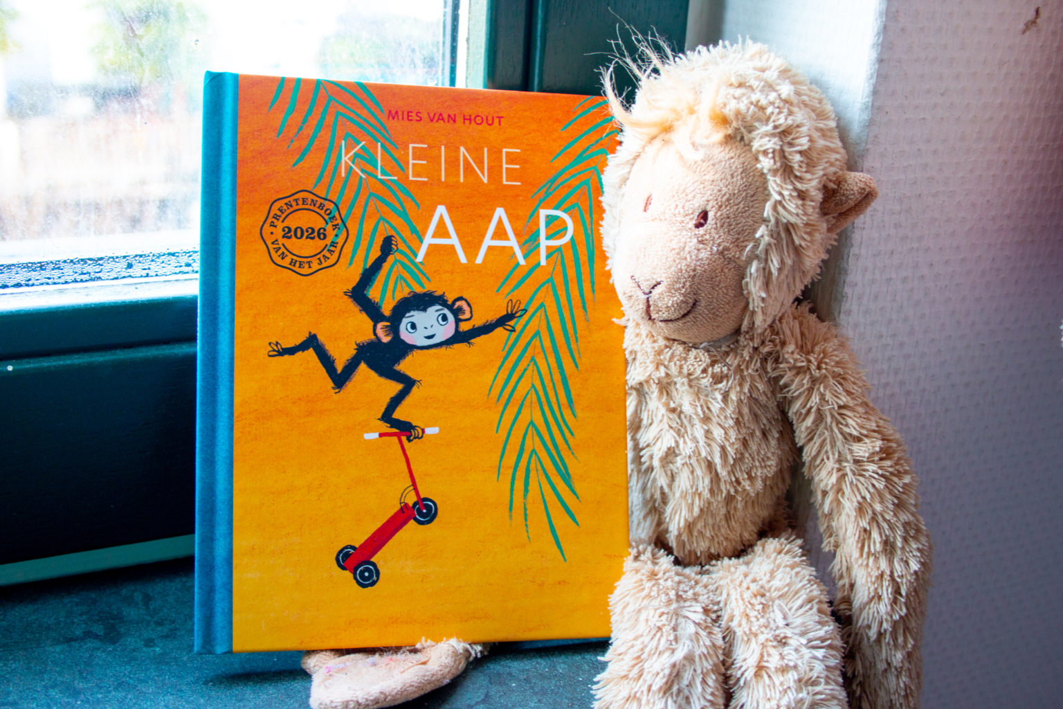 Prentenboek van het jaar 2026 - Kleine Aap - Kidshoekje.nl - Kidshoekje