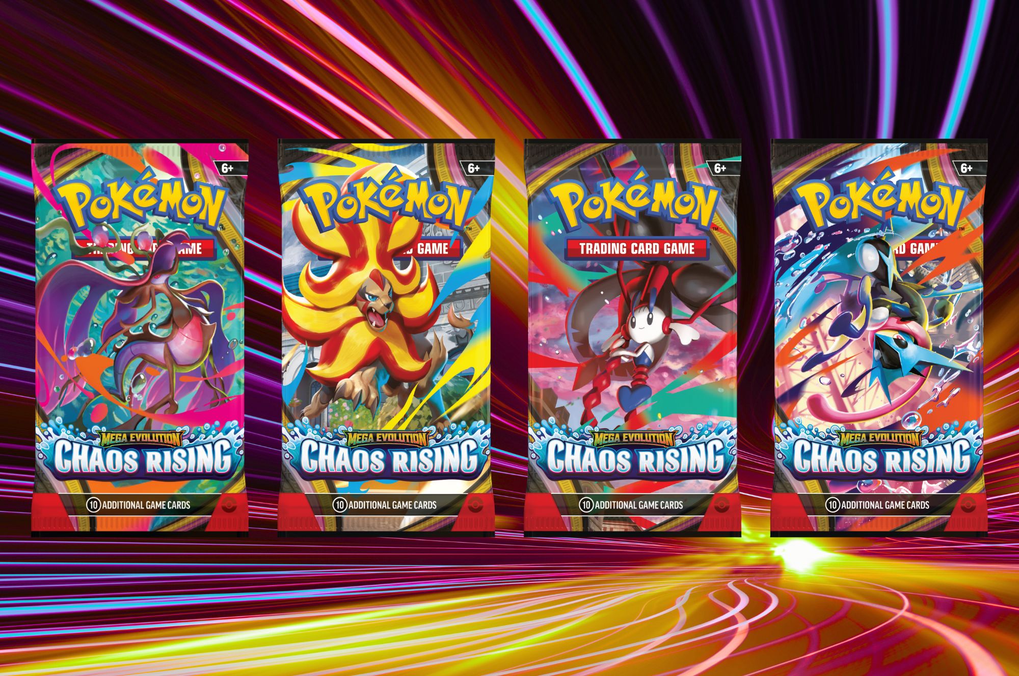 Boosters Pokémon TCG Mega Evolution Chaos Rising Set - Kidshoekje